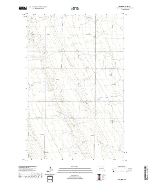 US Topo 7.5-minute map for Inkster SE ND – American Map Store