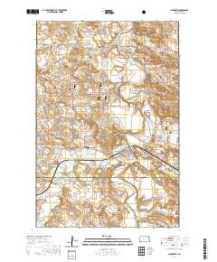 USGS US Topo 7.5-minute map for Marmarth ND 2020 – American Map Store