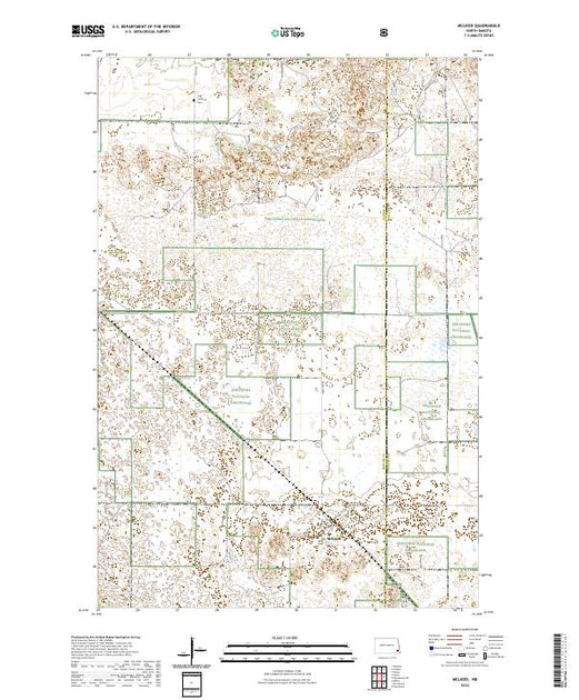 US Topo 7.5-minute map for McLeod ND – American Map Store