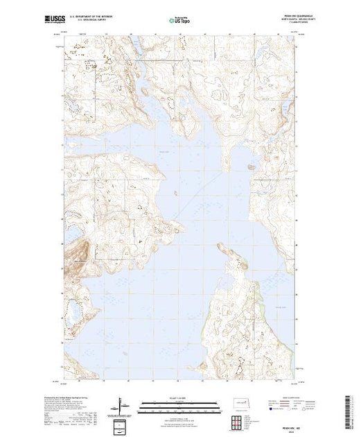 US Topo 7.5-minute map for Pekin NW ND – American Map Store