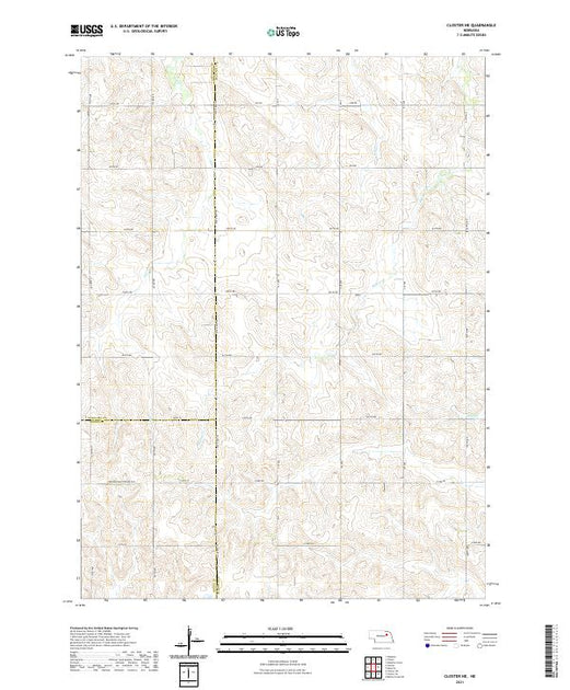 USGS US Topo 7.5-minute map for Closter NE NE 2021 – American Map Store