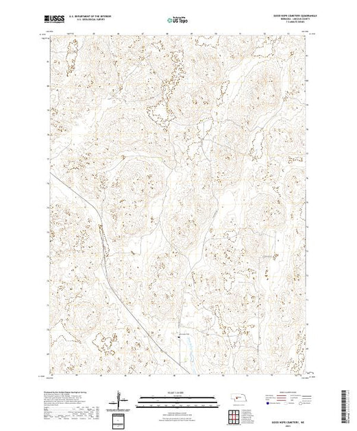 USGS US Topo 7.5-minute map for Good Hope Cemetery NE 2021 – American ...