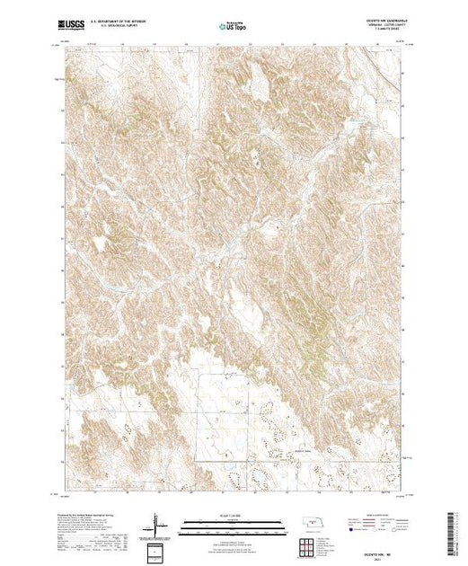 USGS US Topo 7.5-minute map for Oconto NW NE 2021 – American Map Store