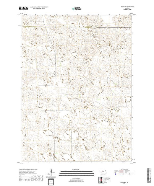 USGS US Topo 7.5-minute map for Tryon NW NE 2021 – American Map Store