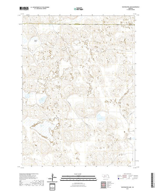 USGS US Topo 7.5-minute map for Whitewater Lake NE 2021 – American Map ...
