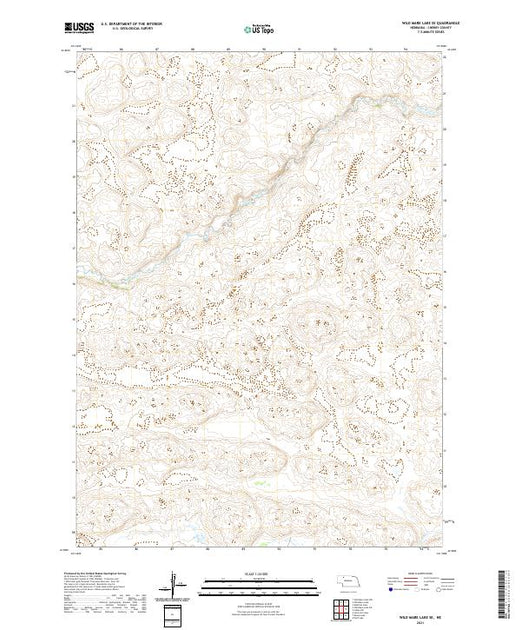 USGS US Topo 7.5-minute map for Wild Mare Lake SE NE 2021 – American ...