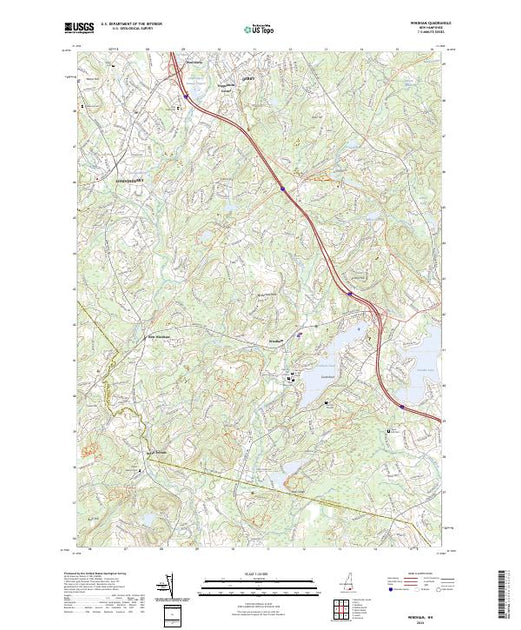 US Topo 7.5-minute map for Windham NH – American Map Store