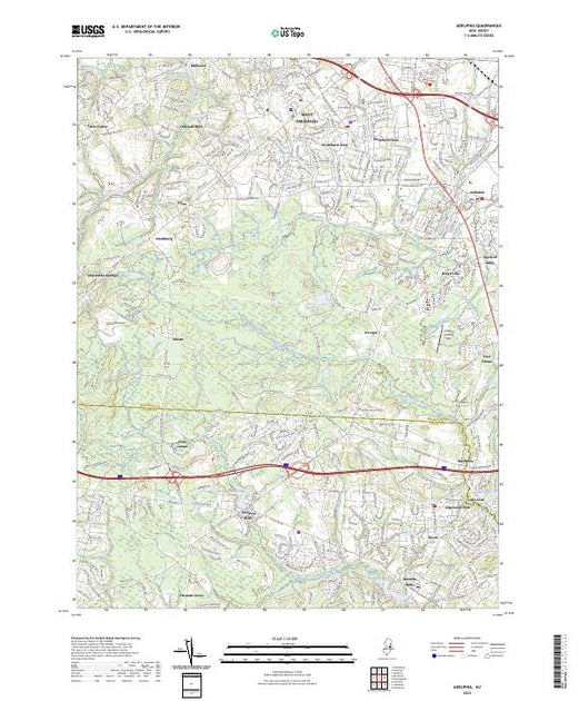 New Jersey USGS Topographic Maps – American Map Store