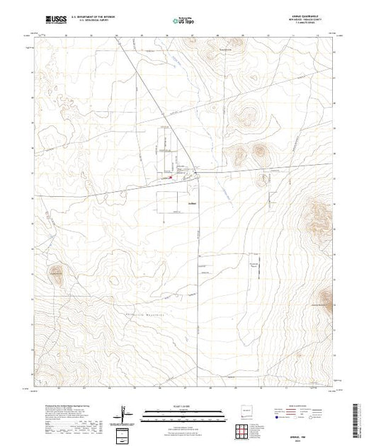 US Topo 7.5-minute map for Animas NM – American Map Store