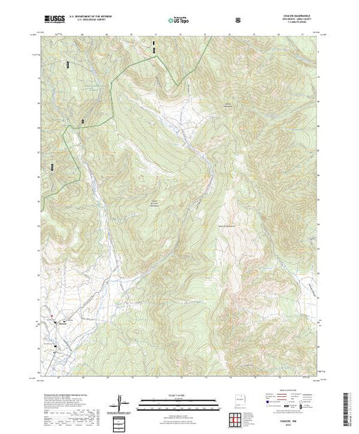 US Topo 7.5-minute map for Chacon NM – American Map Store