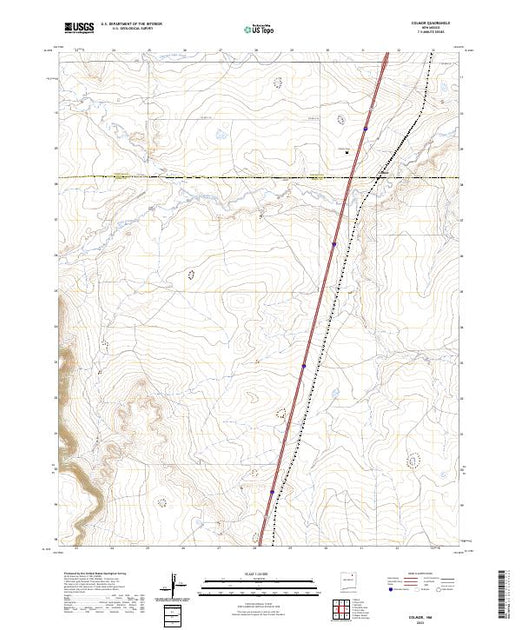 US Topo 7.5-minute map for Colmor NM – American Map Store