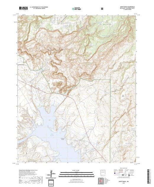 US Topo 7.5-minute map for Ghost Ranch NM – American Map Store
