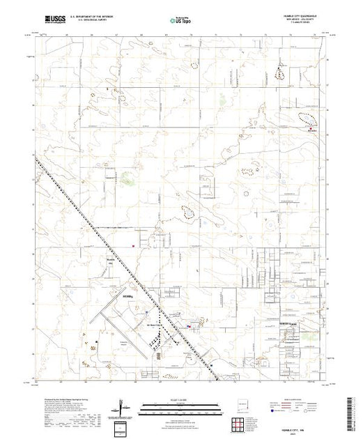 US Topo 7.5-minute map for Humble City NM – American Map Store