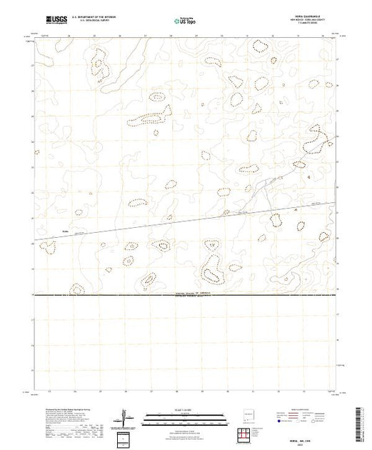 US Topo 7.5-minute map for Noria NMCHH – American Map Store