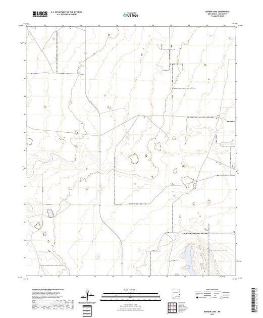 US Topo 7.5-minute map for Ranger Lake NM – American Map Store