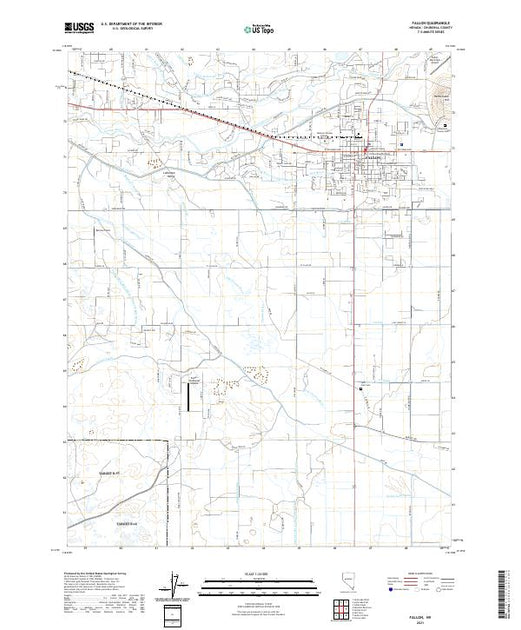 US Topo 7.5-minute map for Fallon NV – American Map Store