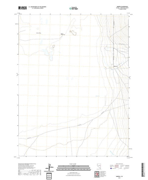 US Topo 7.5-minute map for Minerva NV – American Map Store