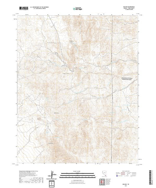 US Topo 7.5-minute map for Nelson NV – American Map Store