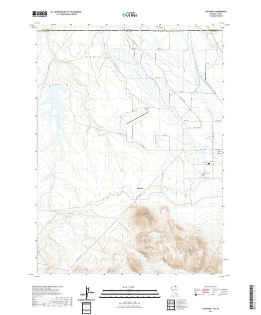 US Topo 7.5-minute map for The Point NVID – American Map Store