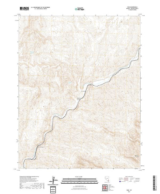 US Topo 7.5-minute map for Vigo NV – American Map Store