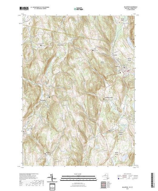 US Topo 7.5-minute map for Millerton NYCT – American Map Store