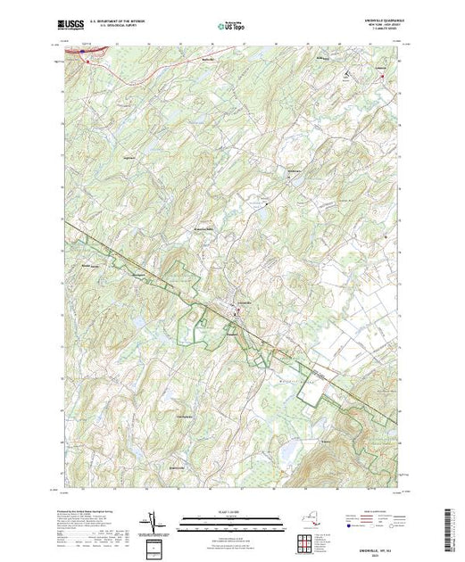 US Topo 7.5-minute map for Unionville NYNJ – American Map Store