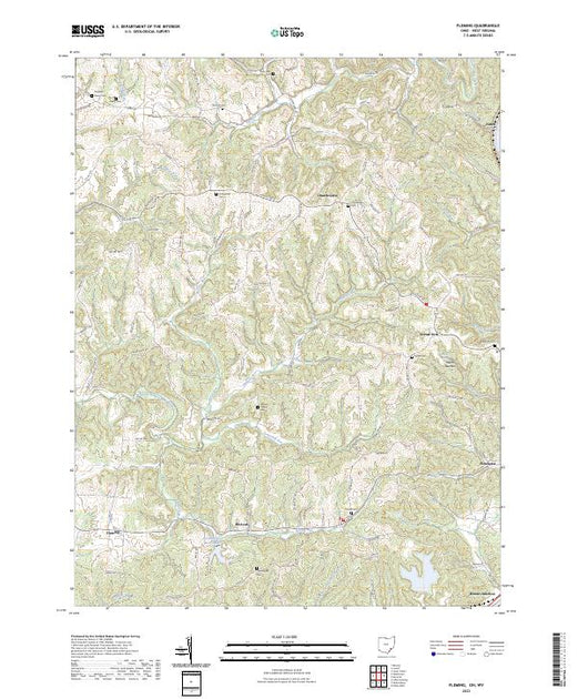 US Topo 7.5-minute map for Fleming OHWV – American Map Store