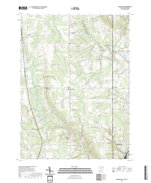 US Topo 7.5-minute map for Orangeville OHPA – American Map Store