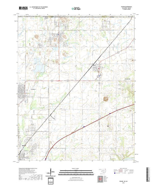 US Topo 7.5-minute map for Picher OKKS – American Map Store