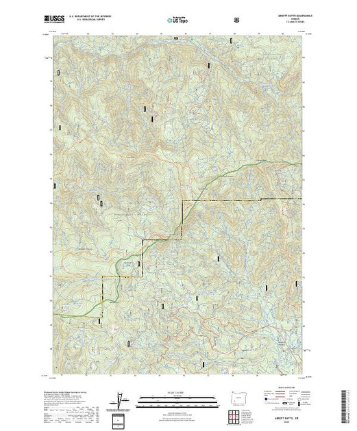 Oregon Topographic Maps – American Map Store