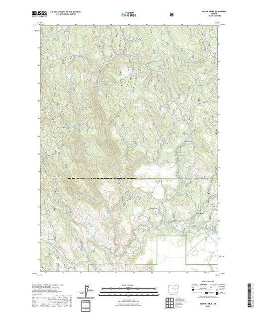 US Topo 7.5-minute map for Magpie Table OR – American Map Store