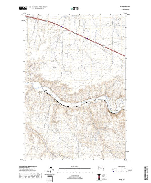 US Topo 7.5-minute map for Nolin OR – American Map Store