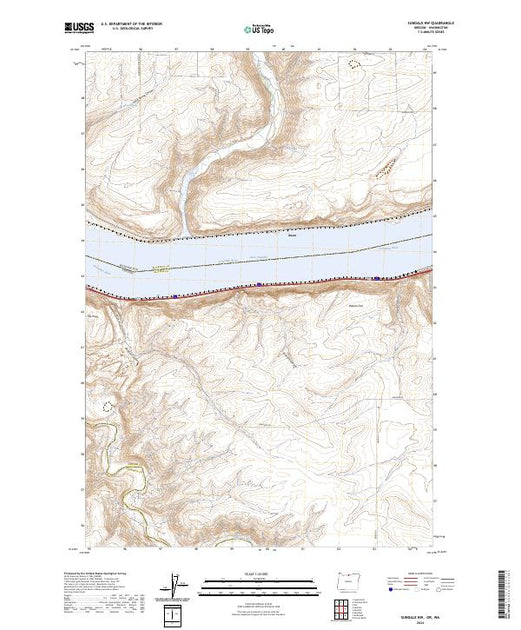 US Topo 7.5-minute map for Sundale NW ORWA – American Map Store