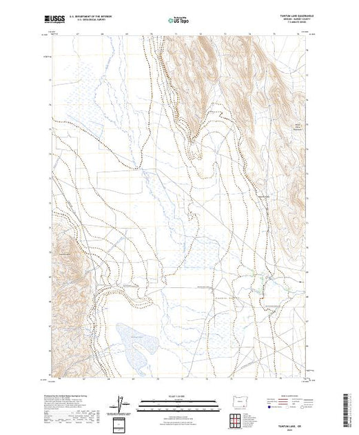 US Topo 7.5-minute map for Tumtum Lake OR – American Map Store