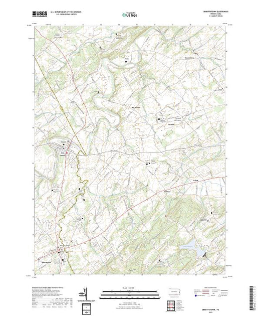 Pennsylvania USGS Topographic Maps – American Map Store
