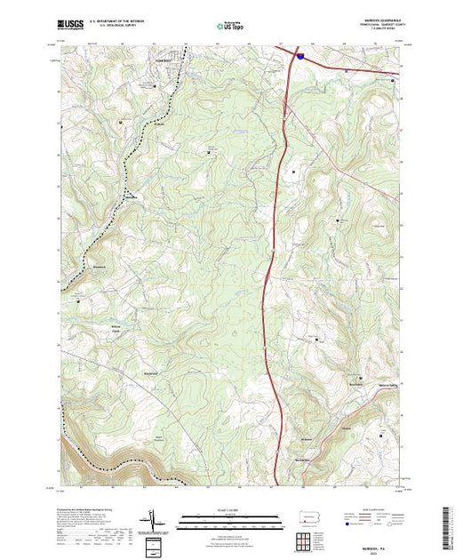 US Topo 7.5-minute map for Murdock PA – American Map Store