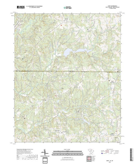 US Topo 7.5-minute map for Unity SCNC – American Map Store