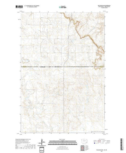 USGS US Topo 7.5-minute map for McLaughlin NE SDND 2021 – American Map ...