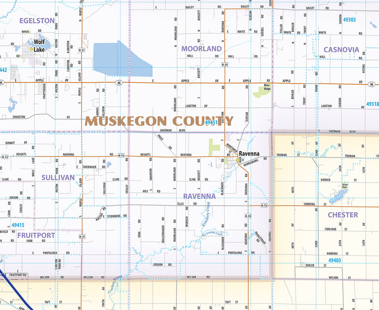 Grand Rapids Metro Area Wall Map – American Map Store