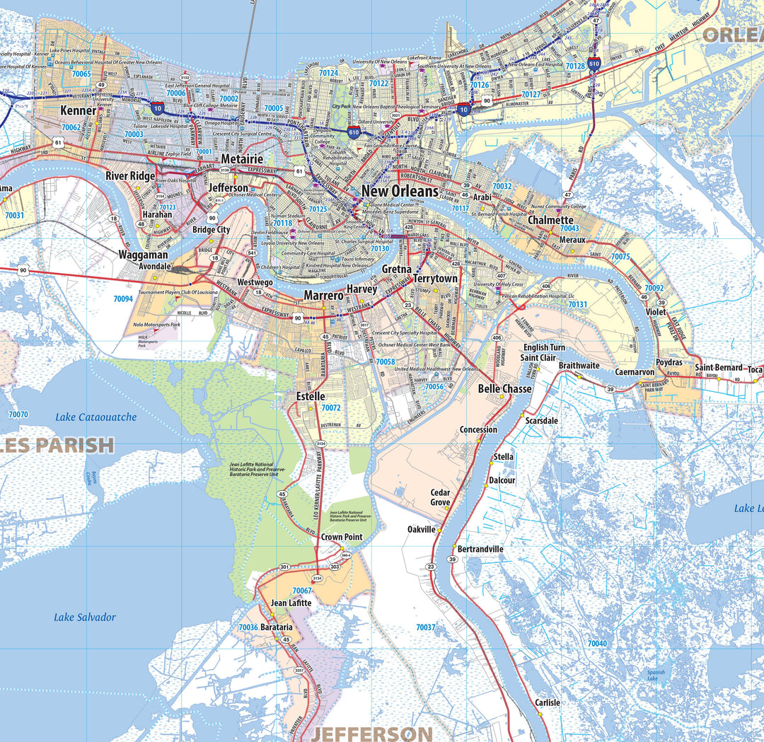 Orleans Map