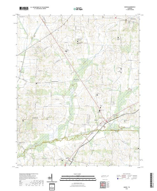 US Topo 7.5-minute map for Mason TN – American Map Store