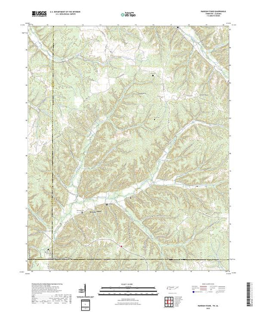 US Topo 7.5-minute map for Ransom Stand TNAL – American Map Store