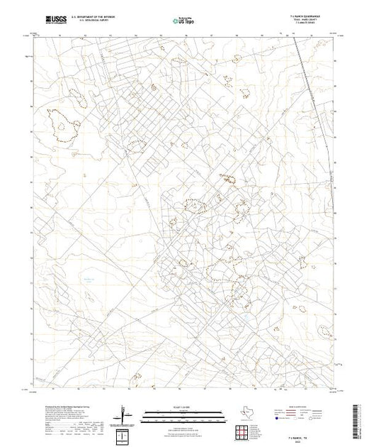 Texas USGS Topo Maps – American Map Store