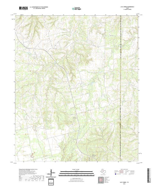 Texas USGS Topo Maps – American Map Store