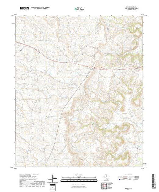 US Topo 7.5-minute map for Acampo TX – American Map Store