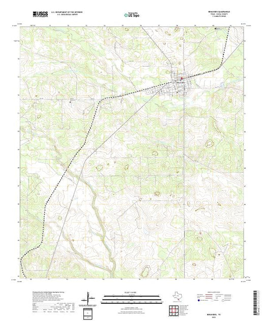 US Topo 7.5-minute map for Benavides TX – American Map Store