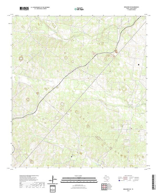 US Topo 7.5-minute map for Benavides NE TX – American Map Store