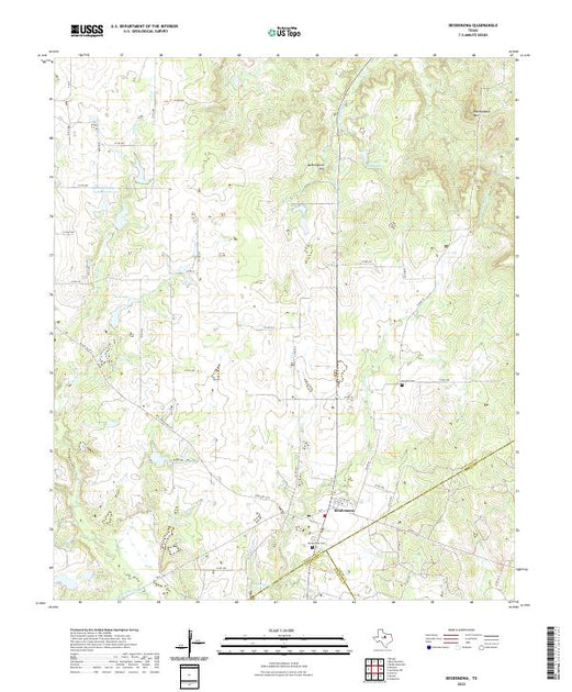US Topo 7.5-minute map for Desdemona TX – American Map Store