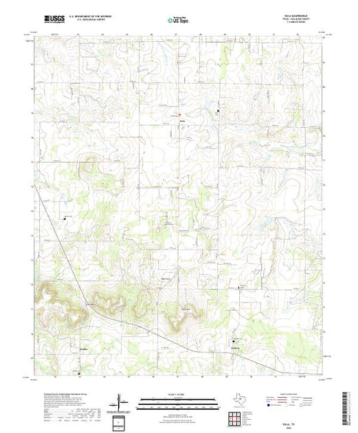 US Topo 7.5-minute map for Eula TX – American Map Store