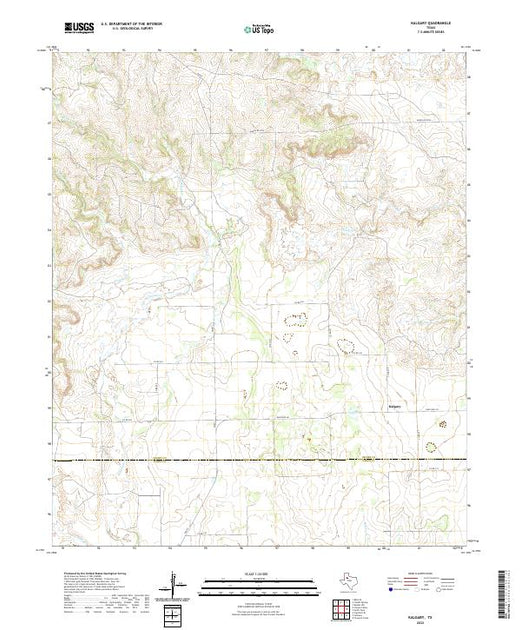 US Topo 7.5-minute map for Kalgary TX – American Map Store